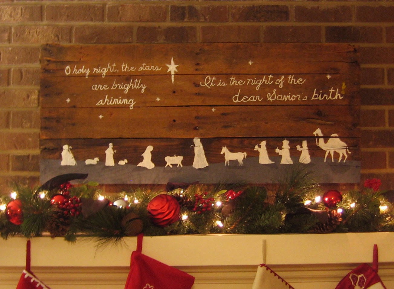 WardWorks: Reclaimed Wood Nativity Sign
