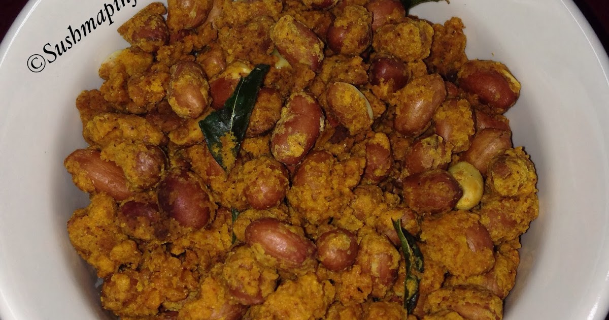 Masala Peanuts- Oven baked - From Sushma's Kitchen