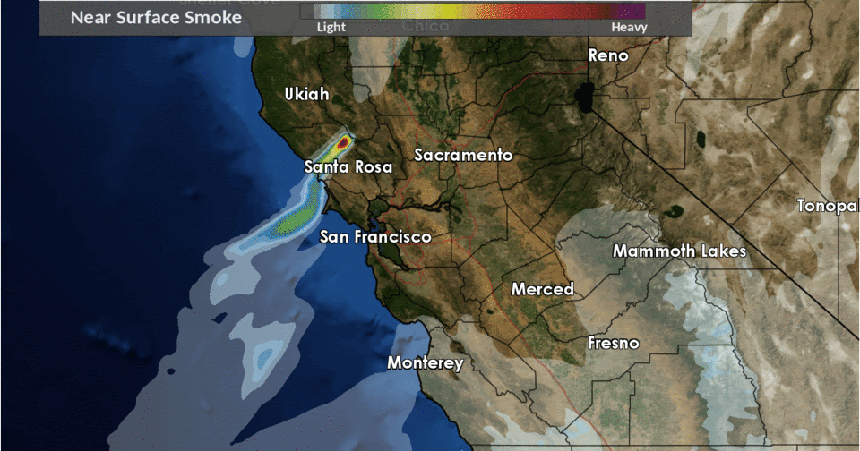 California Smoke Information: Sunday, October 27, 2019 - NWS Bay Area ...