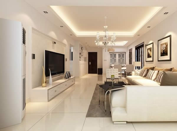 Berger Paints: Attractive color Dining Room for False Ceiling