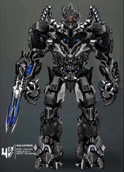 Tf master: NUEVO FAN ART DE GALVATRON DE TRANSFORMERS 4