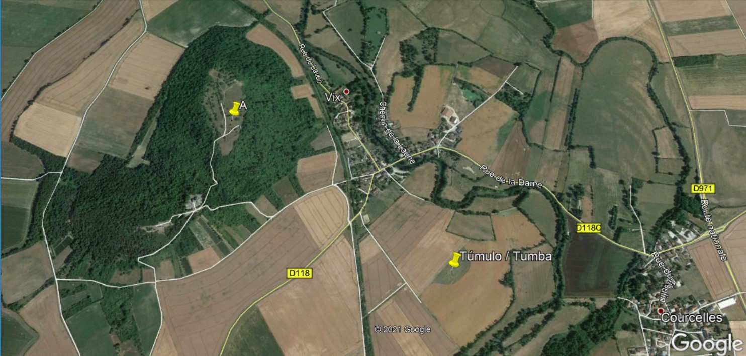 ArqueoLugares: Oppidum de MONT LASSOIS prox. Vix. Bourgogne. Francia