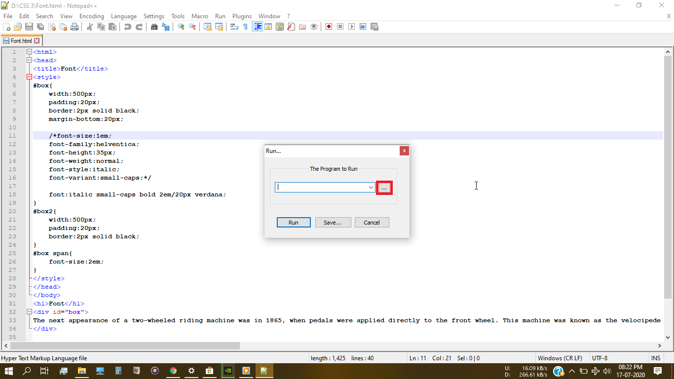 HTML File Does Not Open In Chrome Running An HTML File In Chrome Using Notepad HTML File Does Not Open In Chrome Running An HTML File In Chrome Using Notepad