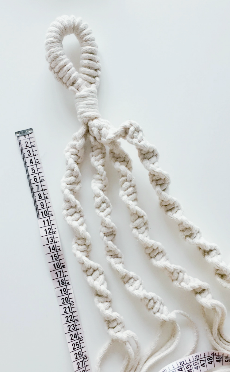 Tutorial Porta Macetas de Macramé / DOS CASAS