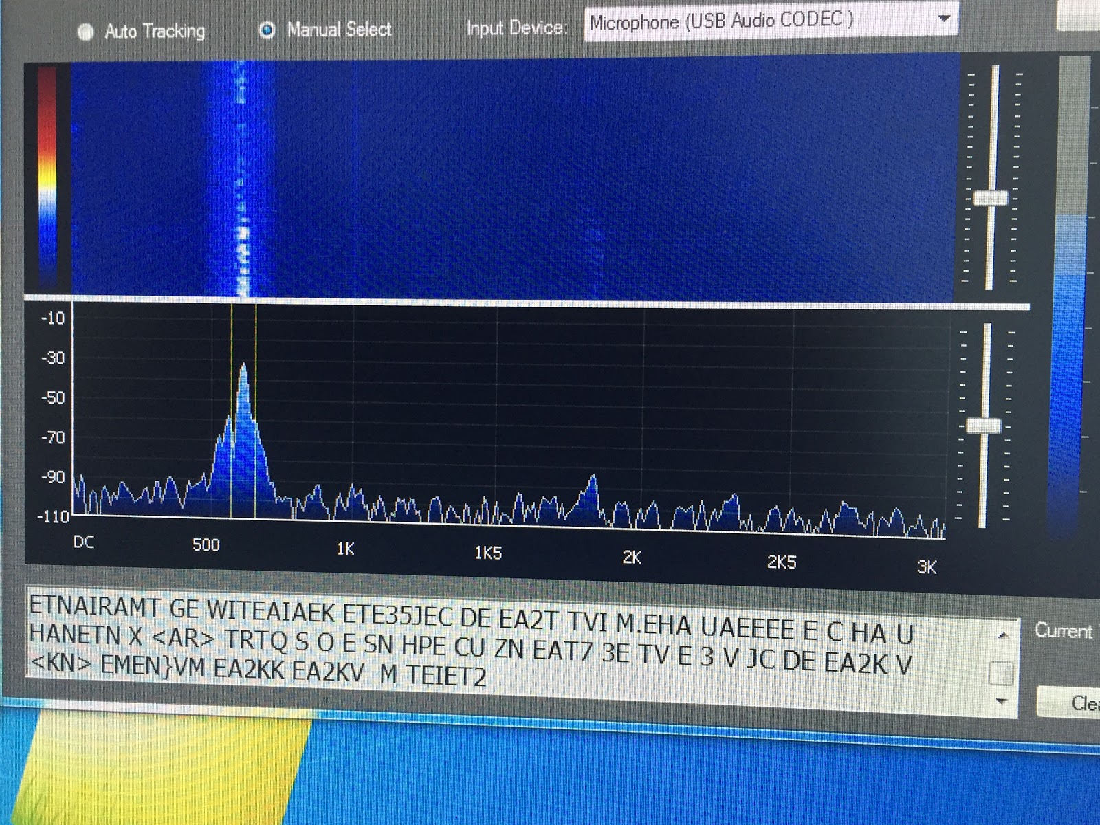 VE9KK Blog : Comparing two CW decoding programs.