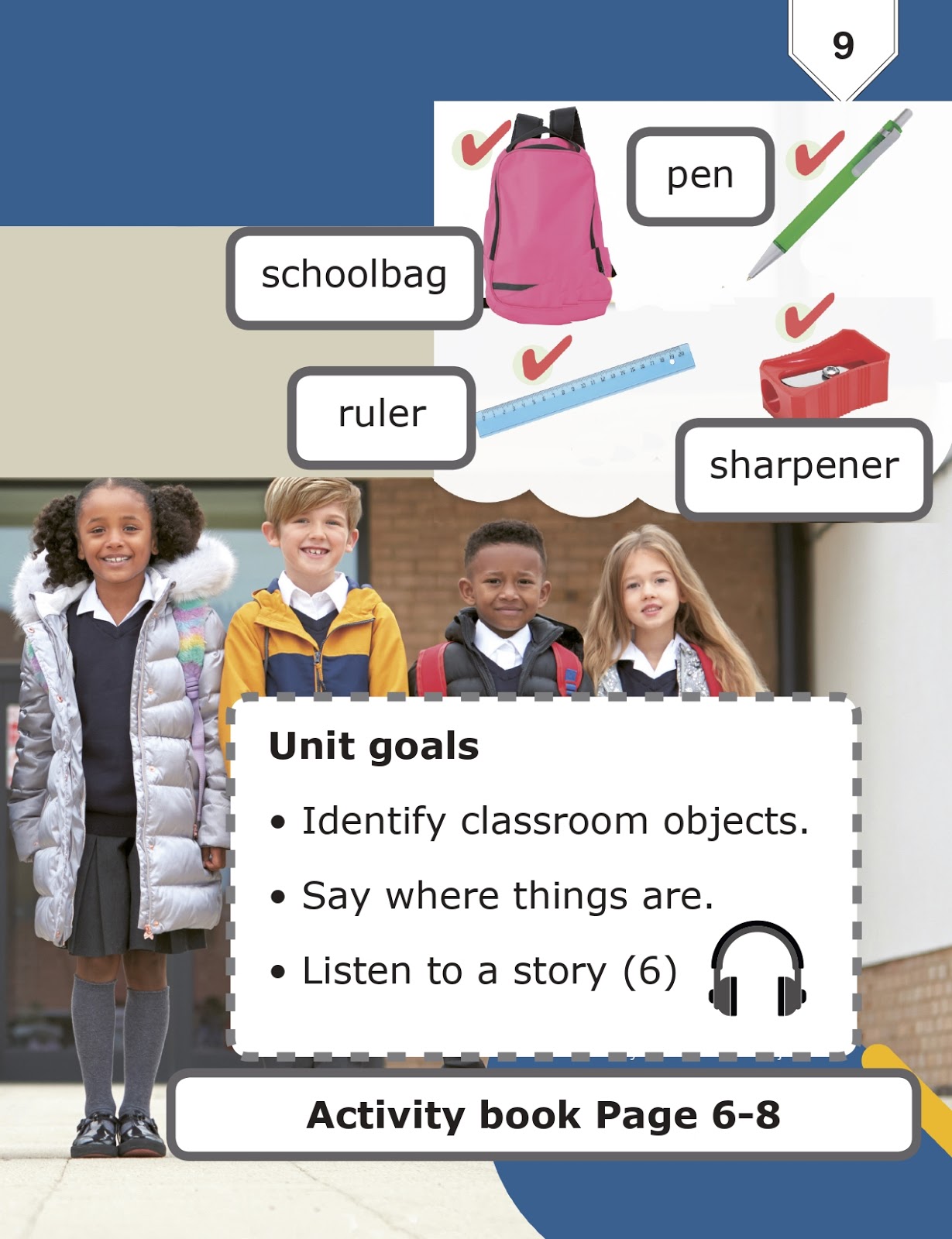 TERCERO BÁSICO English Book Unit 1 pages 12 and 13