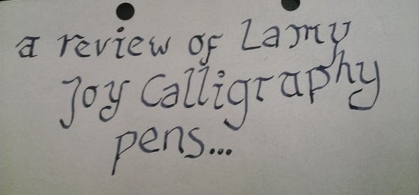 Write Here Pens: Calligraphy Review
