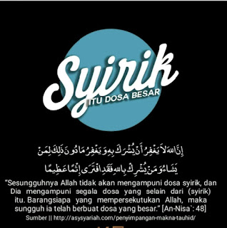 Definisi Syirik serta Contoh Syirik Kecil