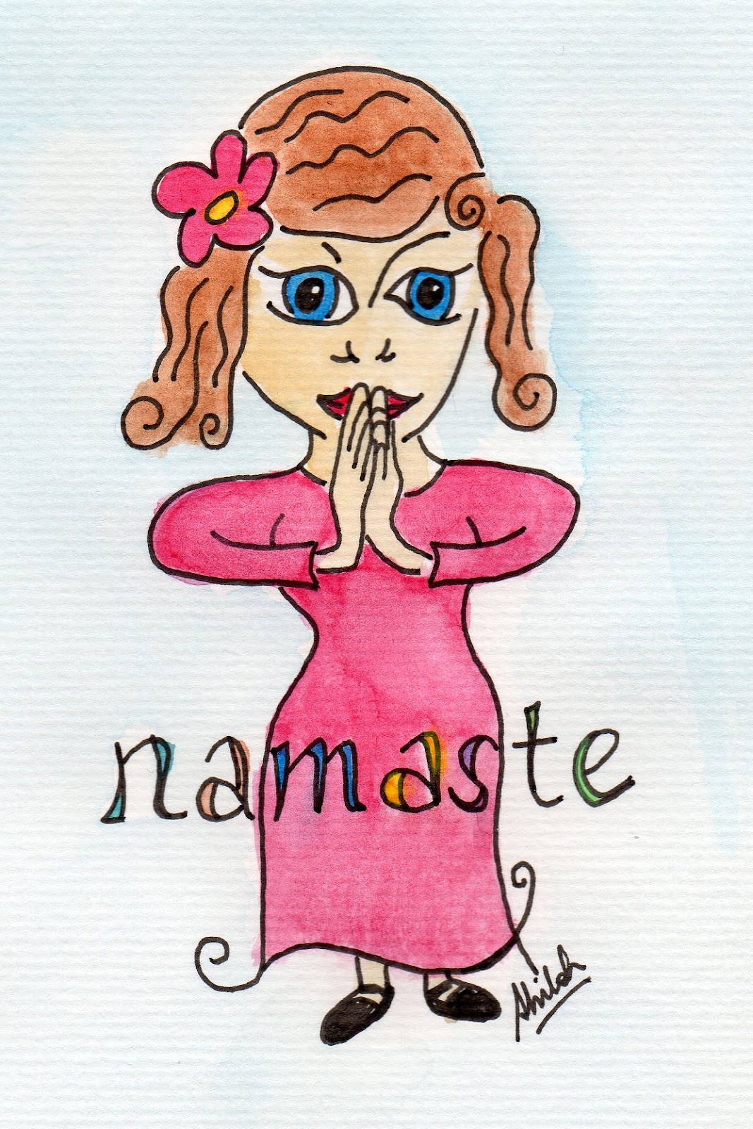 ByShi: Namaste Girl