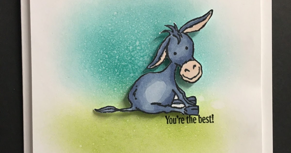 My Creative Corner!: Darling Donkeys, Thank You Card, Friendship Card ...
