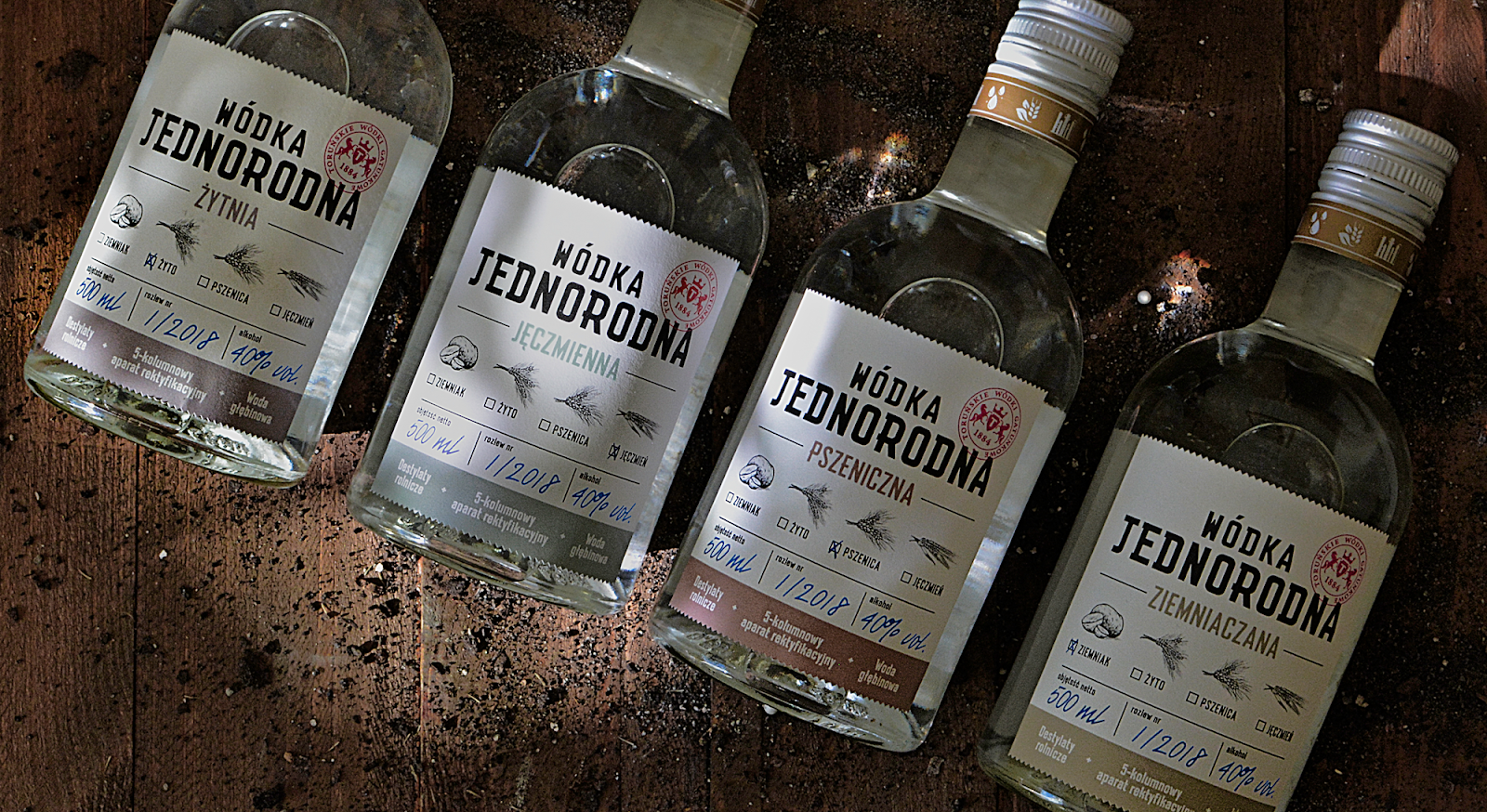 Wódka Jednorodna – Single Grain Vodka – Packaging Of The World