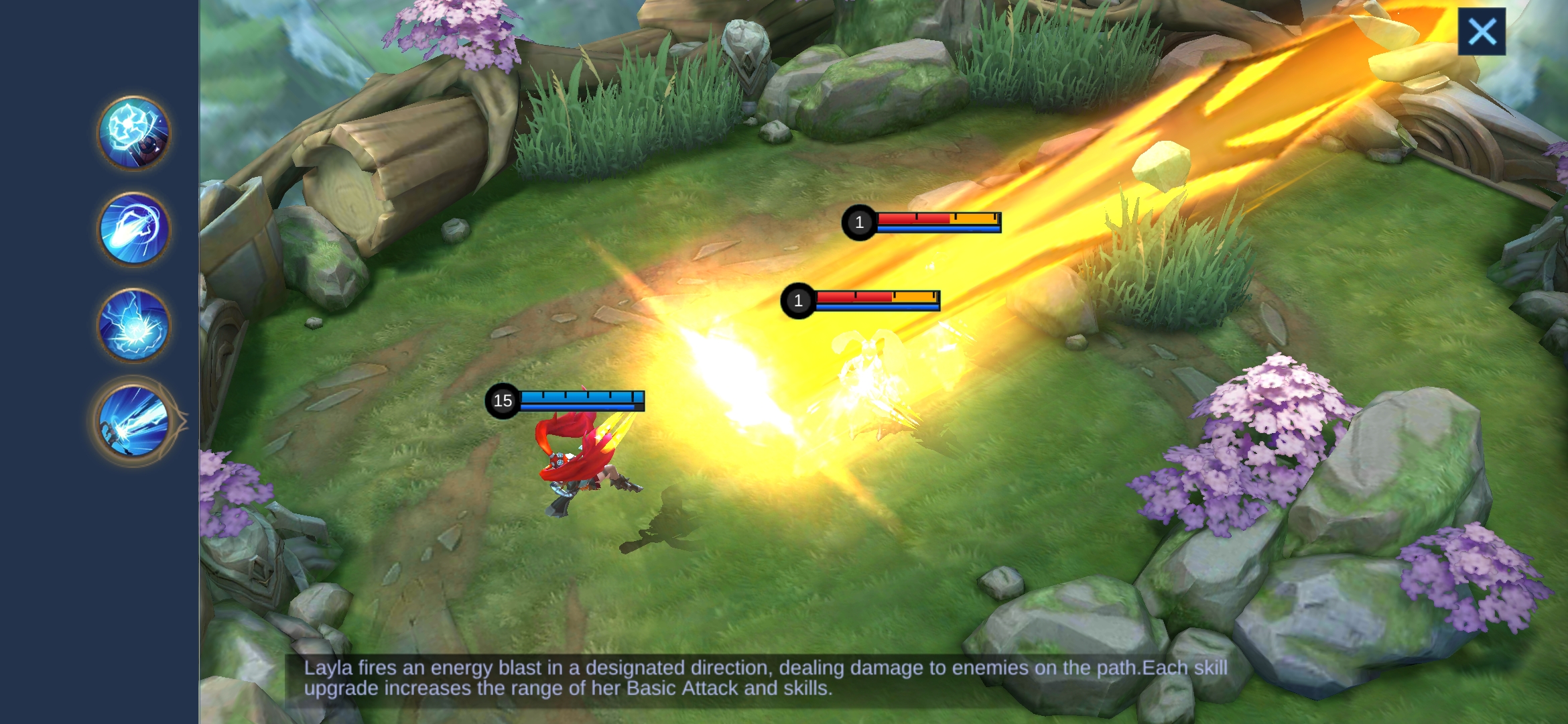 Script Skin Layla Blazing Guns Full Effect Mobile Legends - Nolife Legends