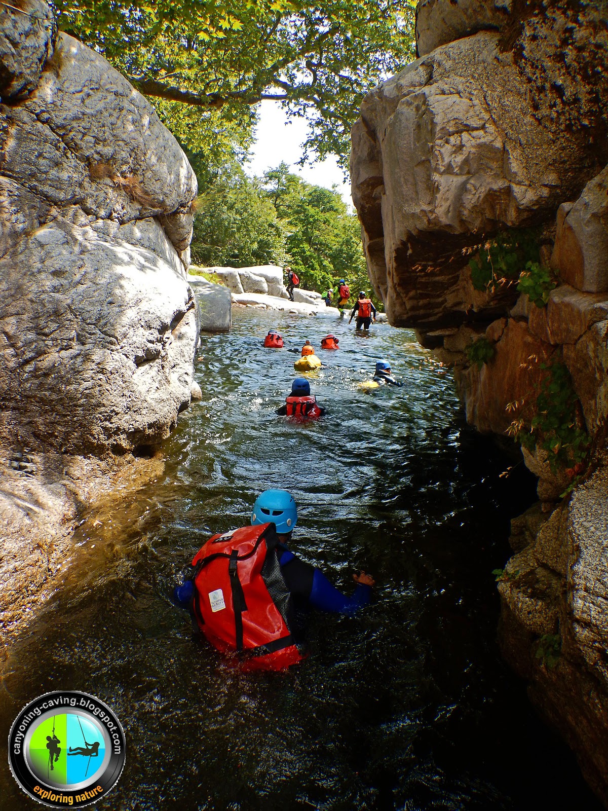 Canyoning - Caving: Canyoning στο Φονιά, Σαμοθράκη 2016