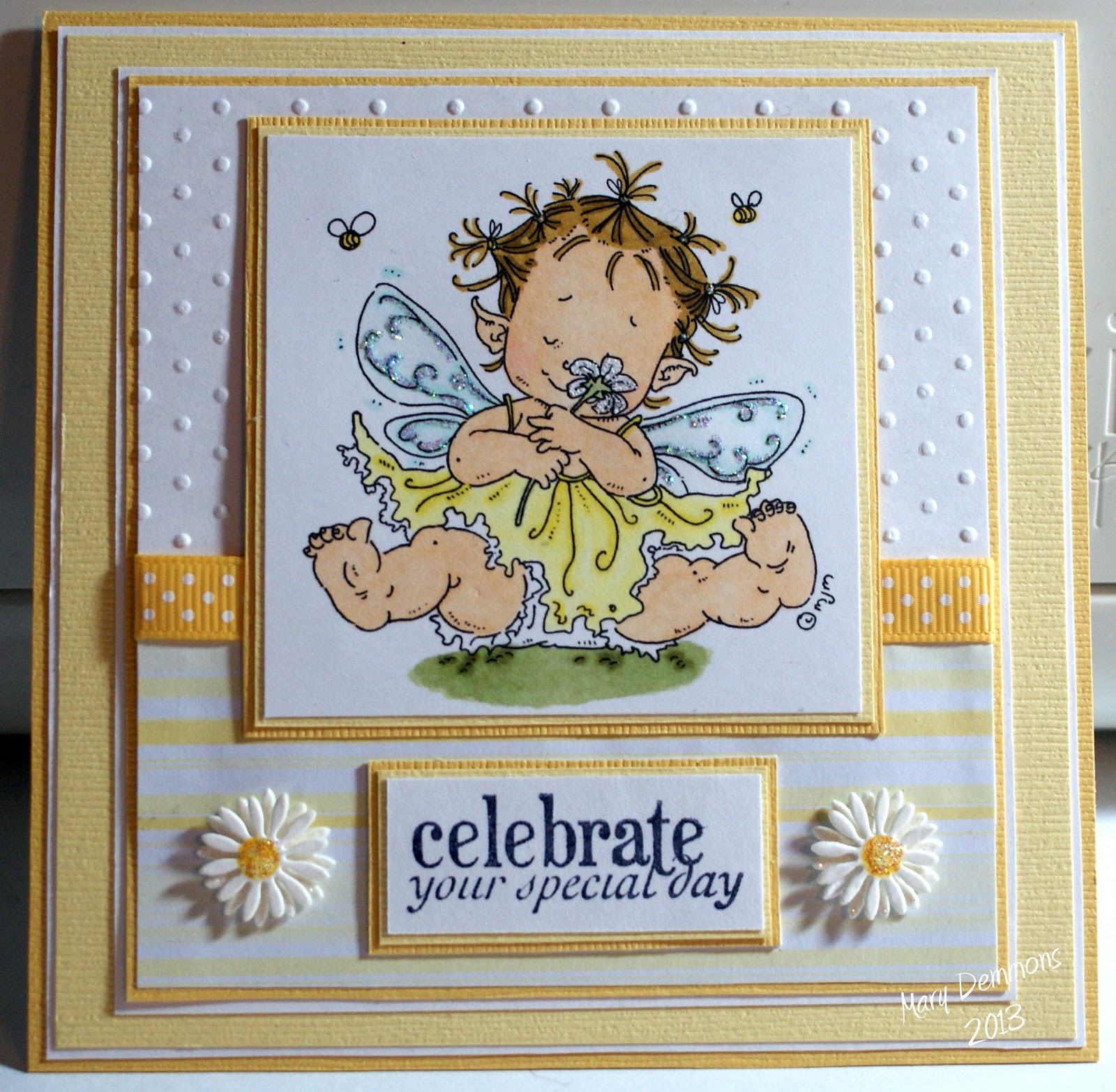 Mary's Crafting Corner: Celebrate Your Special Day With Baby Fairy Flora
