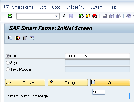 SAP ABAP Central: QR code in smartforms