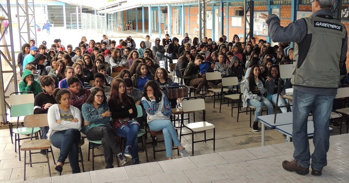 Greenpeace Porto Alegre: Palestra E.M.E.F. Dagmar de Lima Mucillo