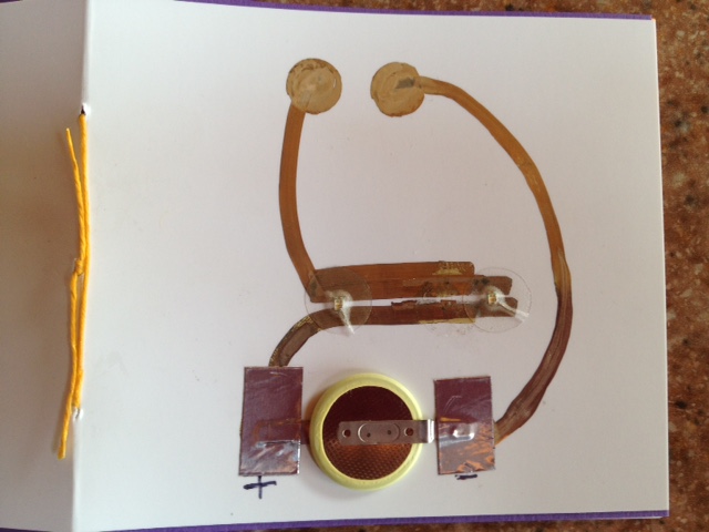 Bling the Book: Paper Circuit Mini-Book with New Materials from AgIC