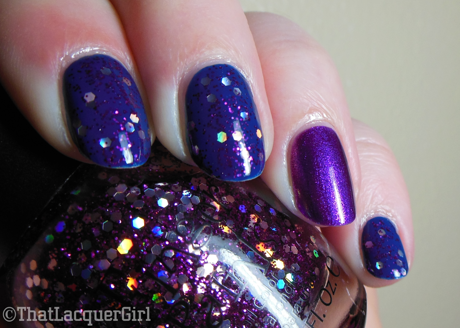 That Lacquer Girl: FingerPaints Van Gogh's Violet Swatches