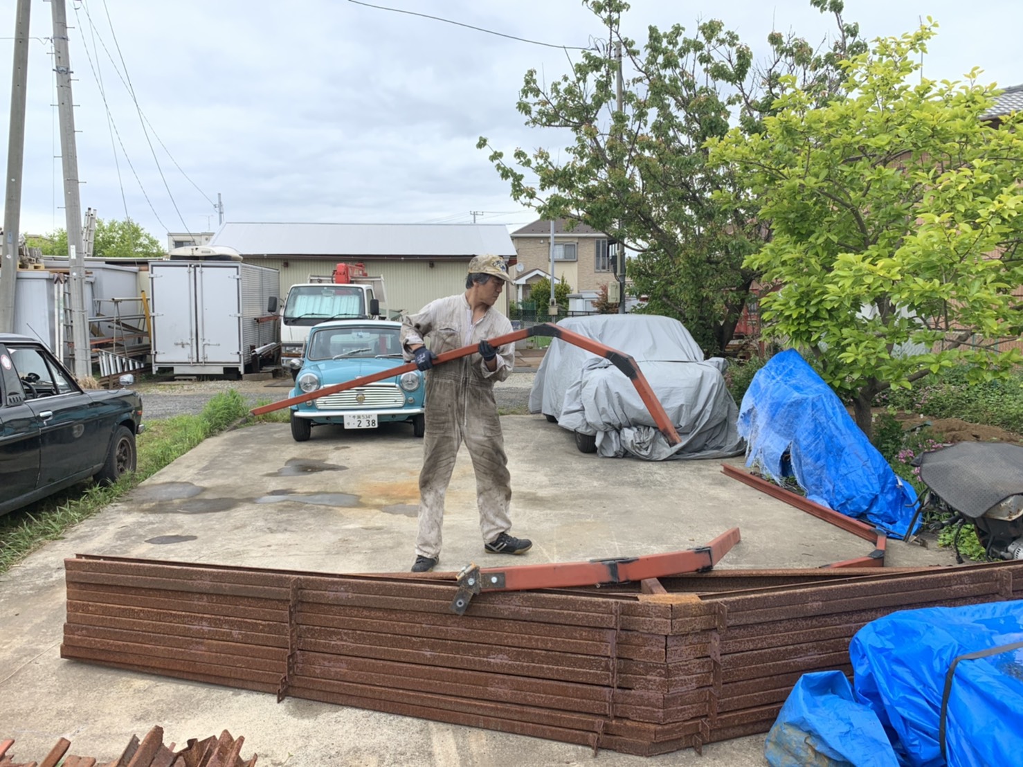 Garage Gadgeteer: トライポッド(三本足)可搬型エンジンハンガーの制作