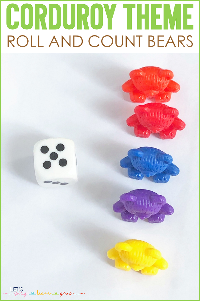 Corduroy Number Sense Activities for Preschool | Lets Play.Learn.Grow