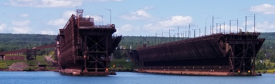 Towns and Nature: Two Harbors, MN: CN Ore Dock and Coal Dock
