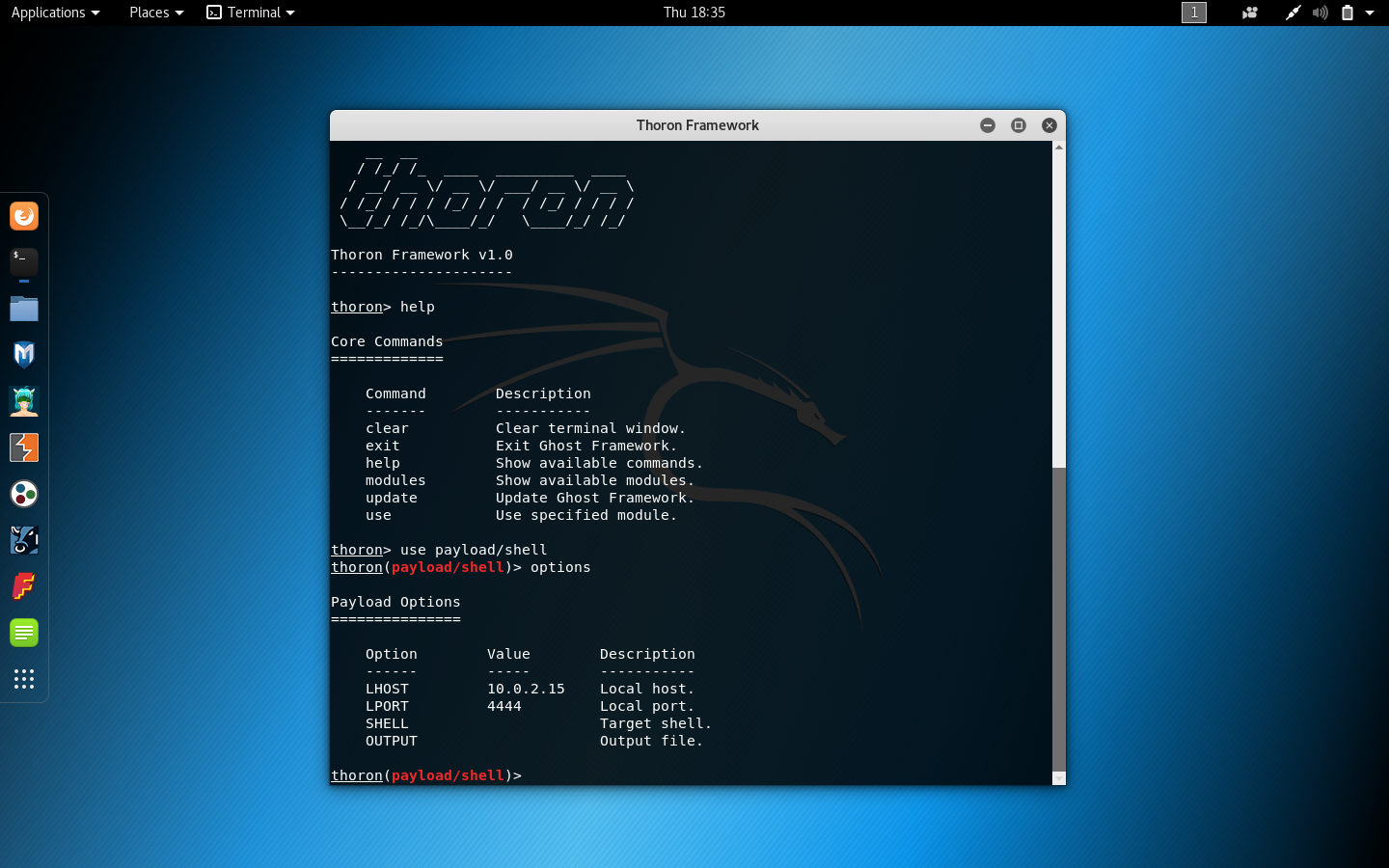 Thoron Framework - Tool To Generate Simple Payloads To Provide Linux ...