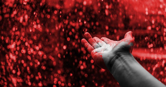 What is blood rain?