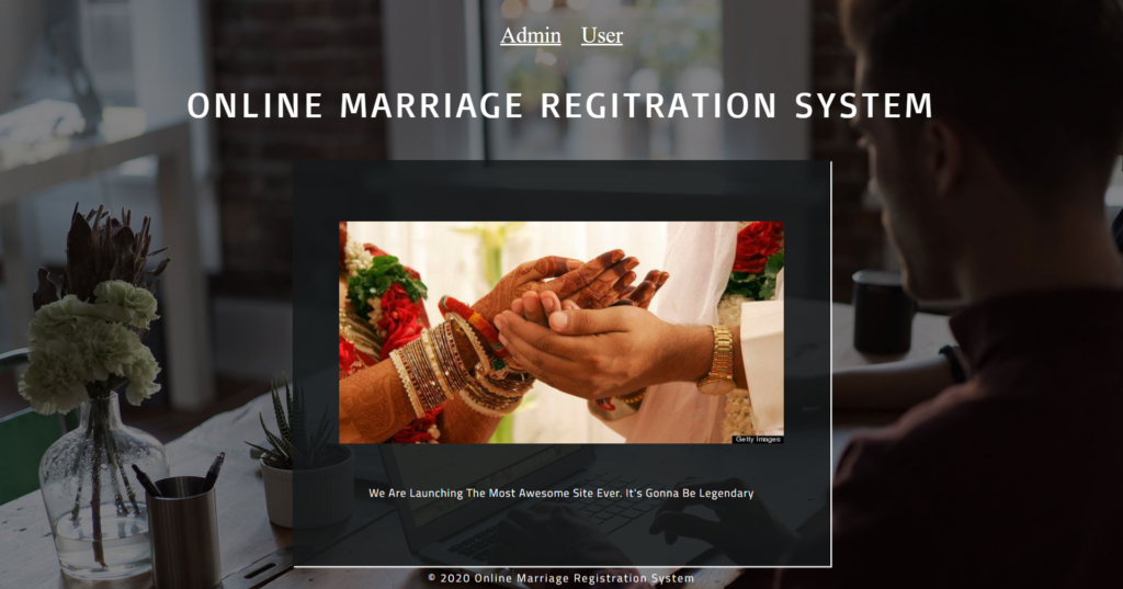 Online Marriage Registration System using PHP and MySQL