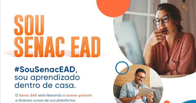 Senac EAD disponibiliza novas vagas em 20 cursos gratuitos a distância ...