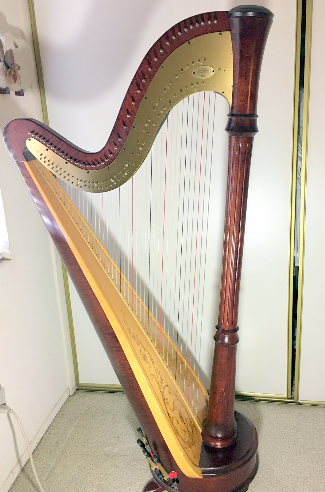 HARP IN LA HARP INFO #2: LYON & HEALY STYLE 85-XP # 51387