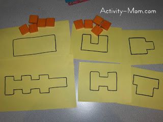 Preschool Block Challenge (free printable pattern) - The Activity Mom