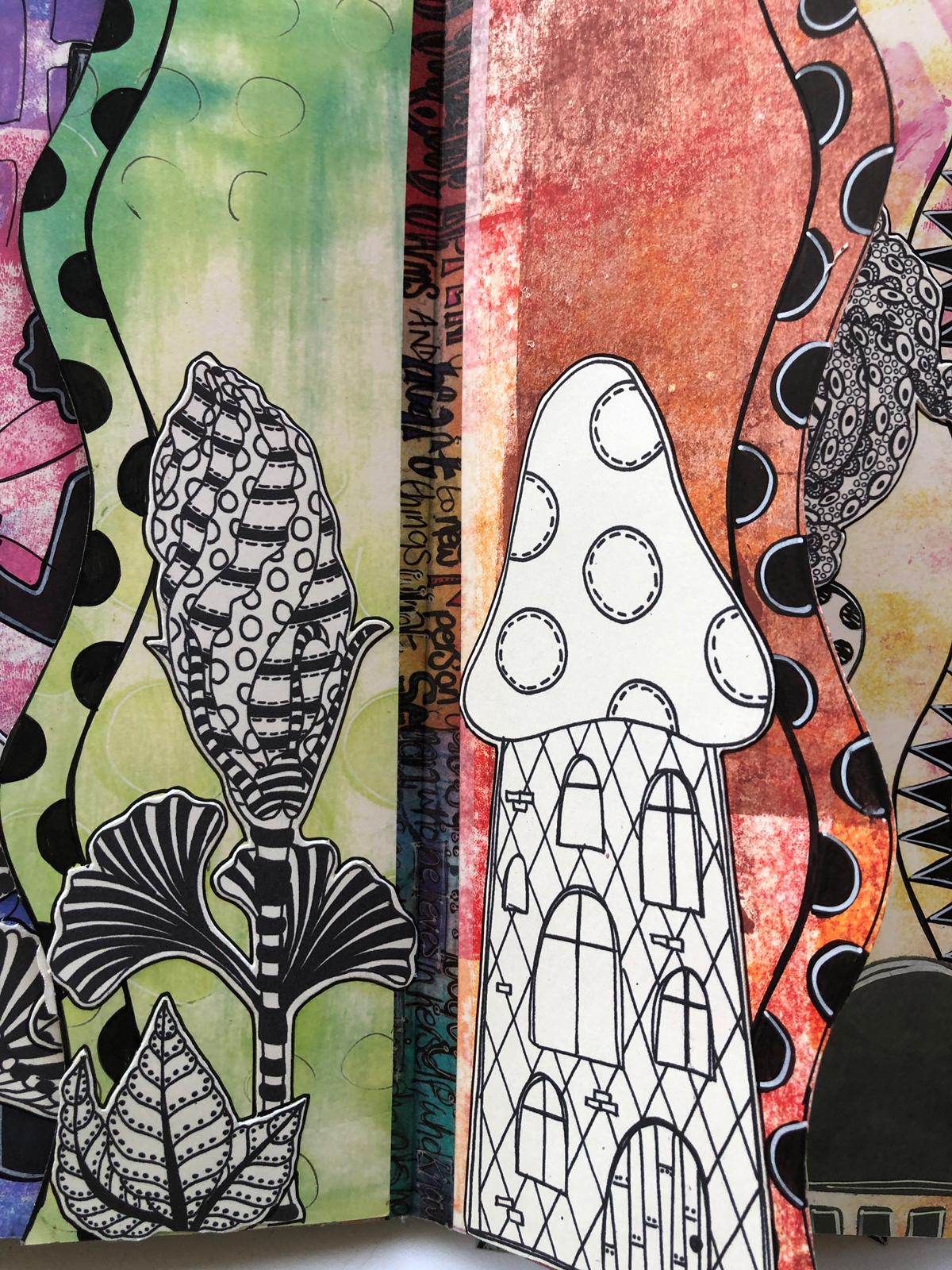 Dylan's Blog: Dylusions Journal Page Samples Featuring the New ...