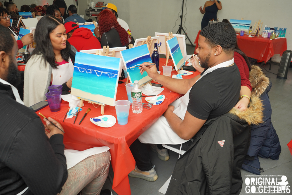 OriginalGoGetters: Paint sip and vibe 2-14-2021