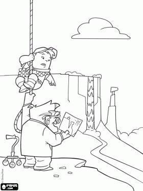 LAMINAS PARA COLOREAR - COLORING PAGES: Pelicula UP para dibujar pintar ...