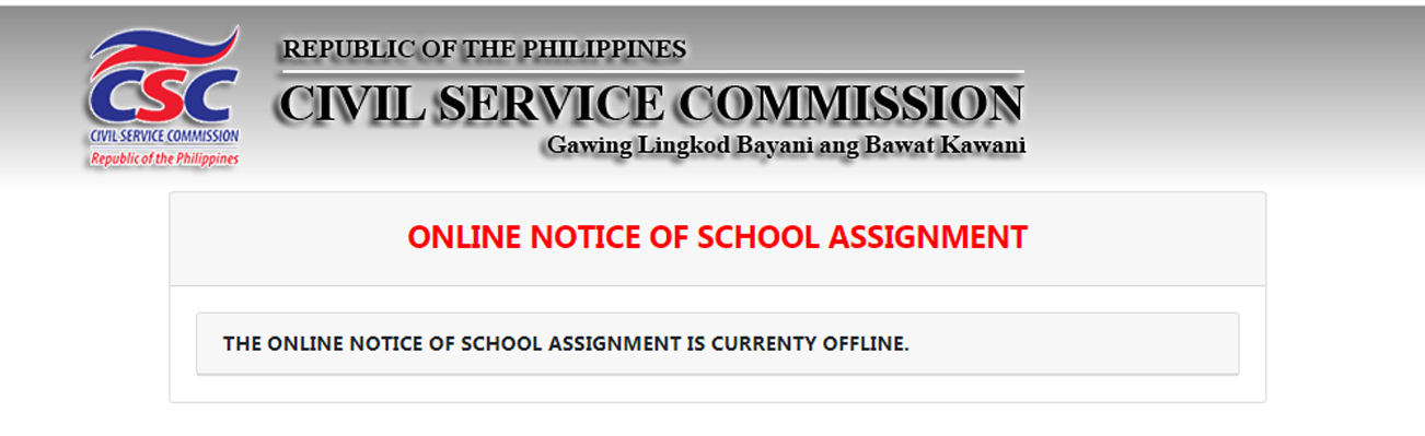 Civil Service Exam PH: ONSA: Room and School Assignment for the ...