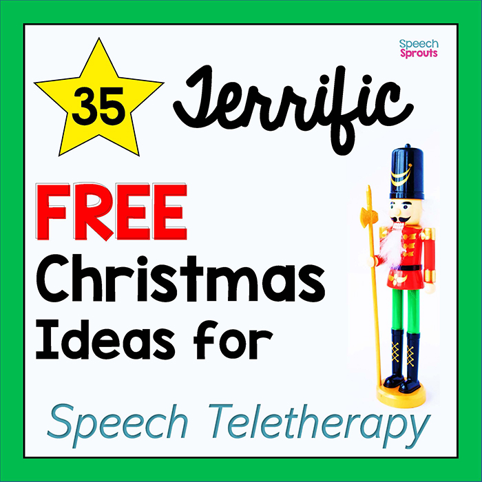 35 Terrific FREE Christmas Speech Therapy Ideas For Teletherapy ...