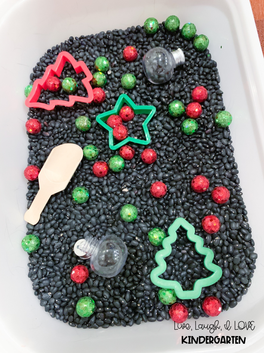 For my toddlers, I added ornaments, scoops, and cookie cutters. They ...