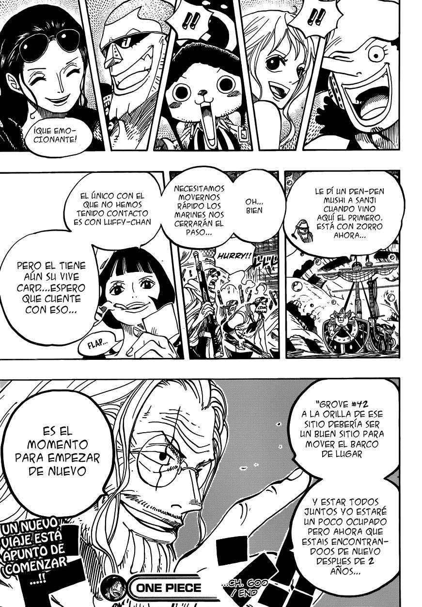 One Piece Manga Capitulo 600. La isla del comienzo ~ ParaisoGrandLine