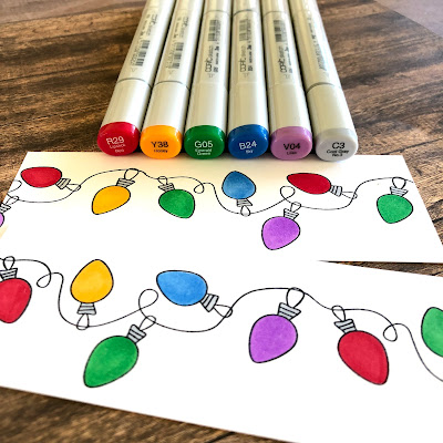 D Kirby Stamps: String of Lights