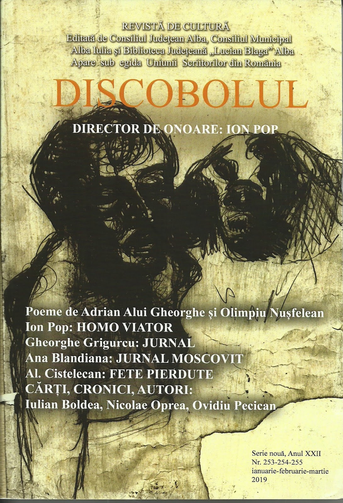 ARHIVE LITERARE: Revista „Discobolul”, nr. 253-254-255 (ian.-feb.-mart ...