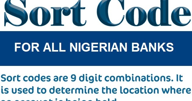 Edutorial info: Nigerian Bank Sort Codes