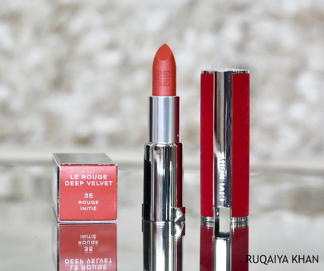 Ruqaiya Khan: GIVENCHY Le Rouge Deep Velvet Matte Lipstick Review and ...