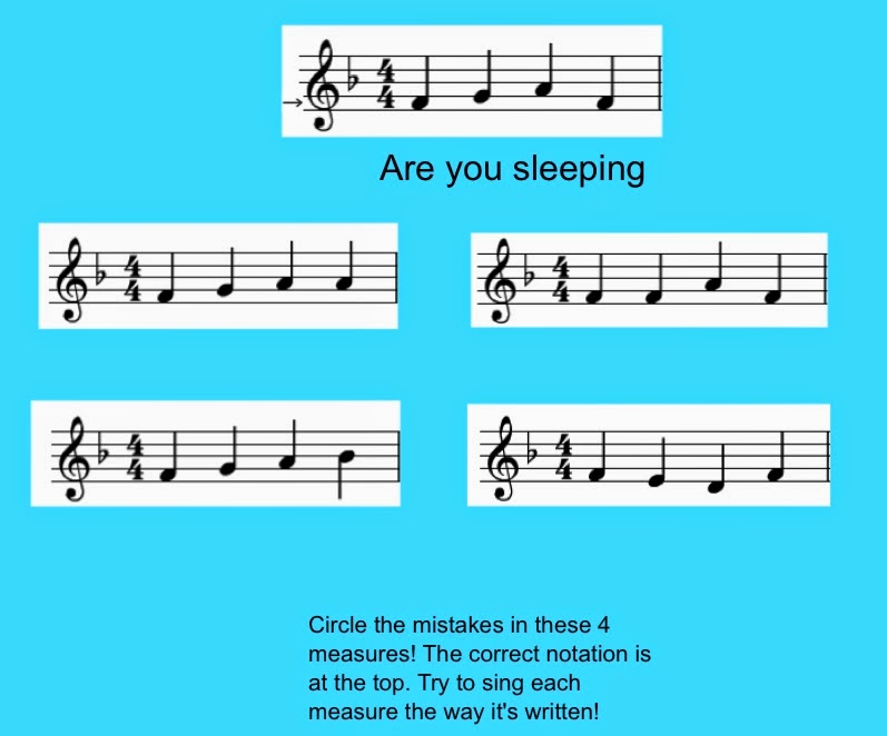 MLT, easy as Do Re Mi: A Music Learning Theory classroom: Music reading ...