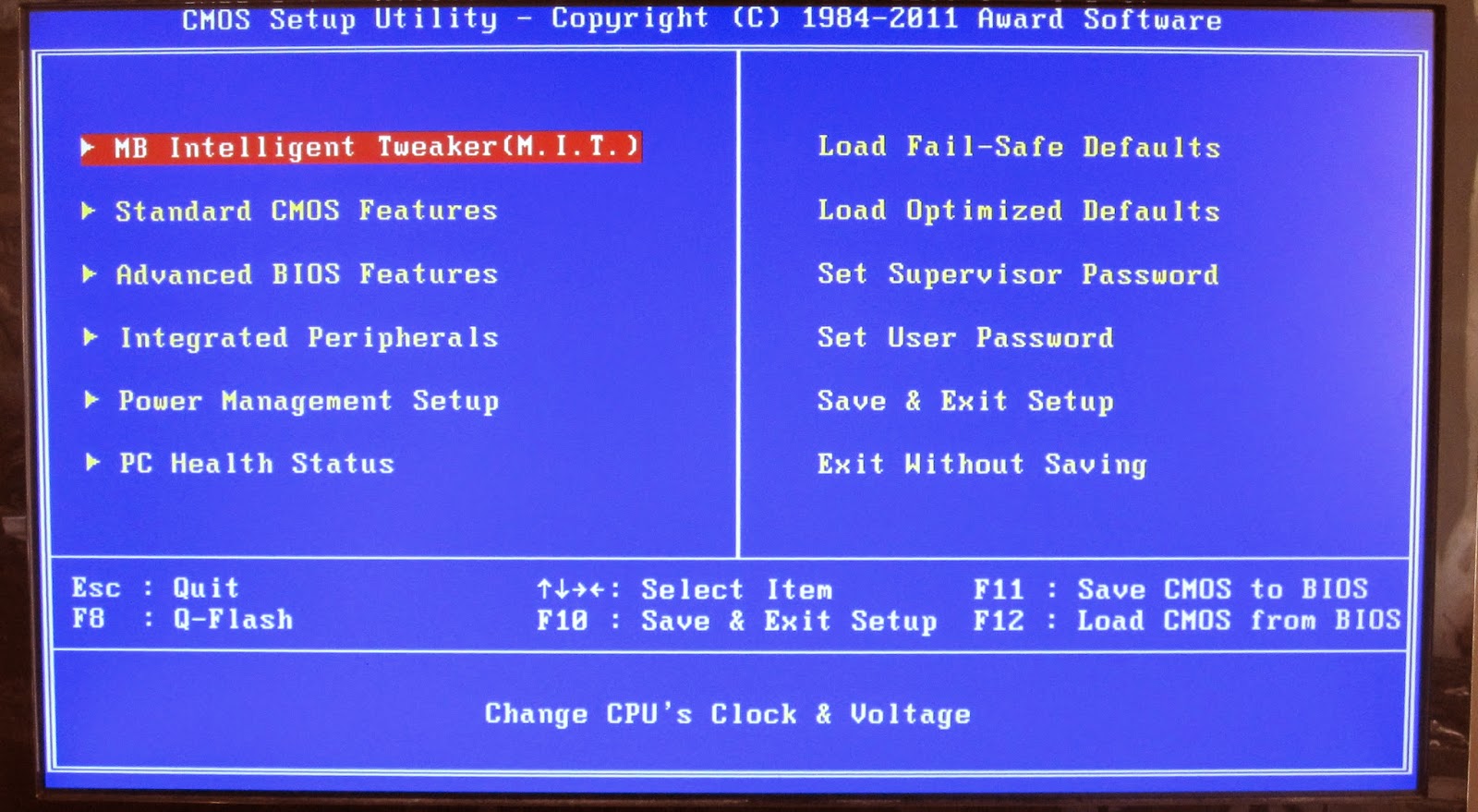 Pengertian BIOS dan menu pada BIOS ~ Christian Dendi
