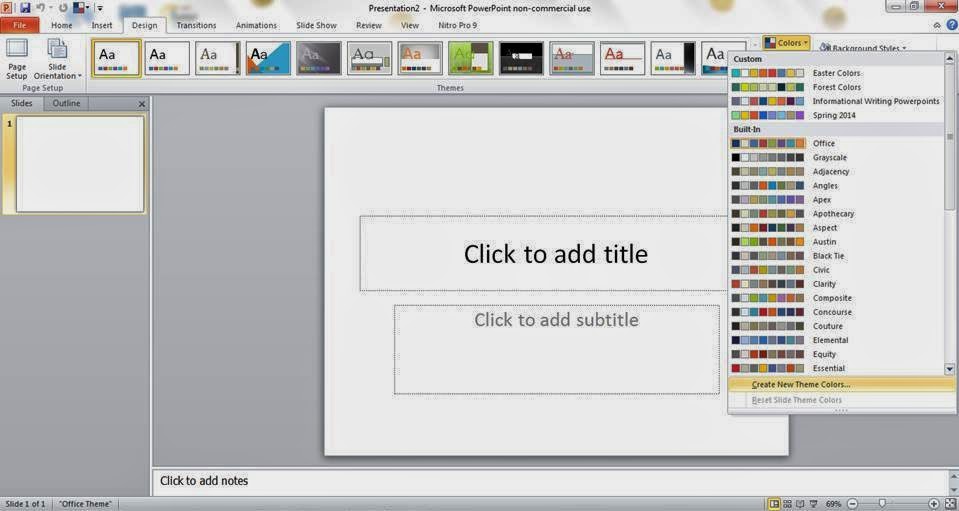 AppleSlices: How to Create Your Own Color Palette in PowerPoint