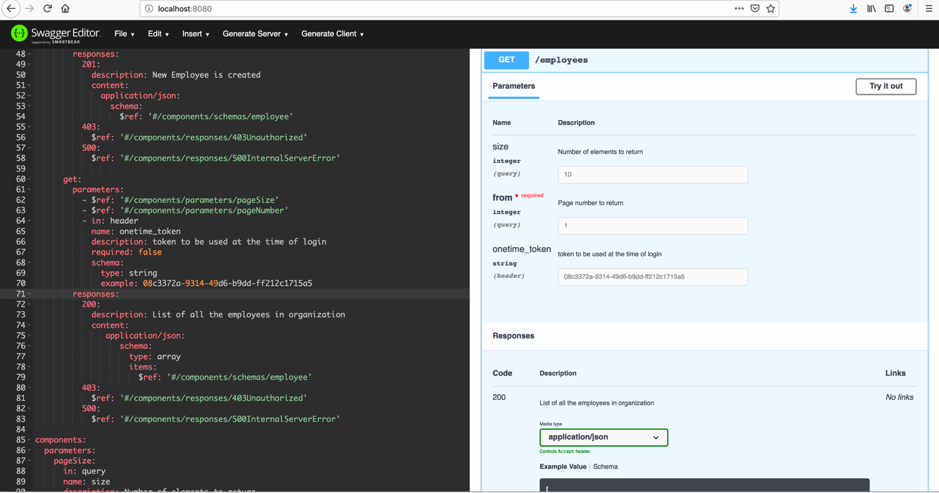 Programming for beginners: Swagger Editor: Reusing Query Parameters