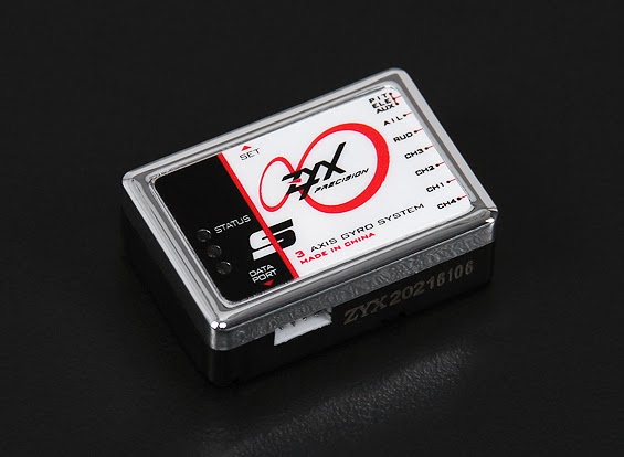Leisure Hobby: 3-Axis Gyro - ZYX-S Flybarless System