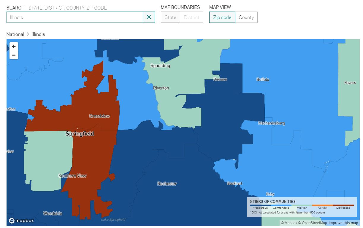Mapping For Justice: Distressed Communities in US