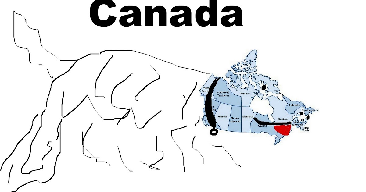 Funny maps: Funny map of Canada