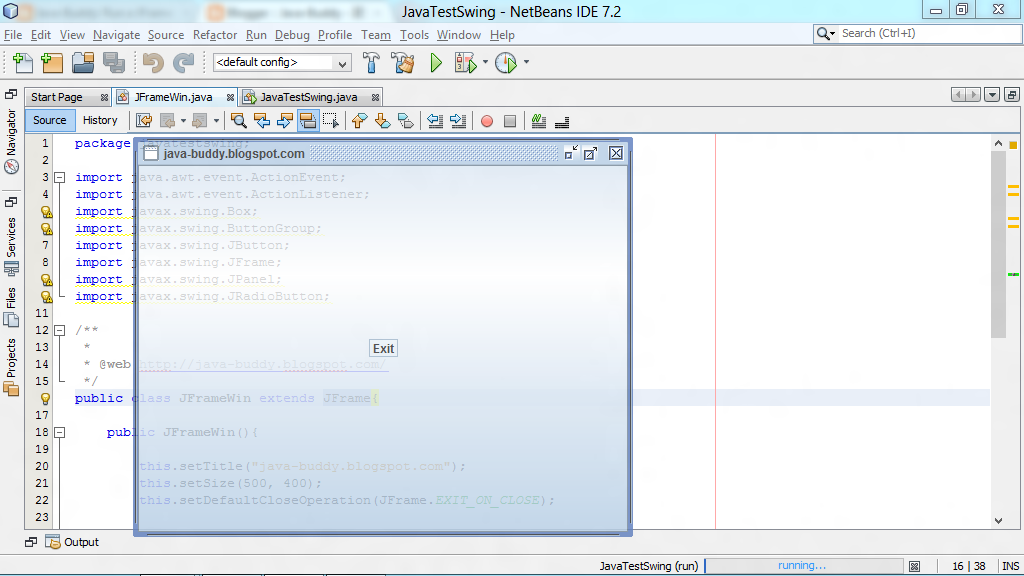 Java-Buddy: Implement Translucent Window Java-Buddy: Implement Translucent Window